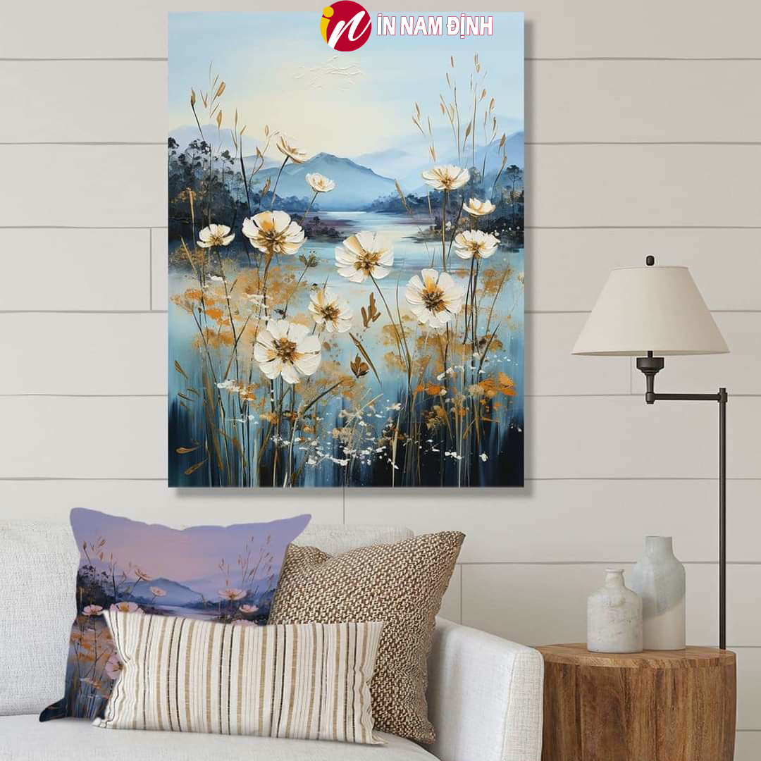 Mang thiên nhiên hương hoa vào trong không gian sống với top mẫu tranh hoa lá đẹp tại Nam Định